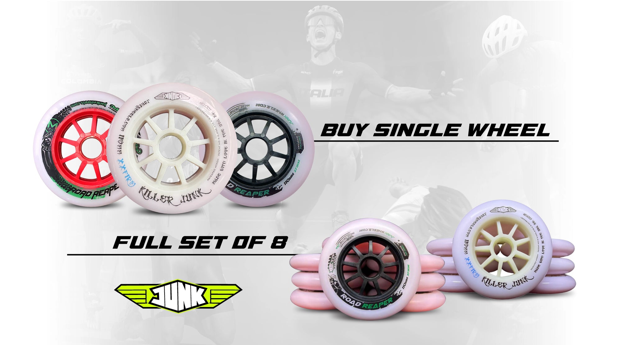 Junk Inline Speed Skating Wheels | The Fastest Wheels In The World