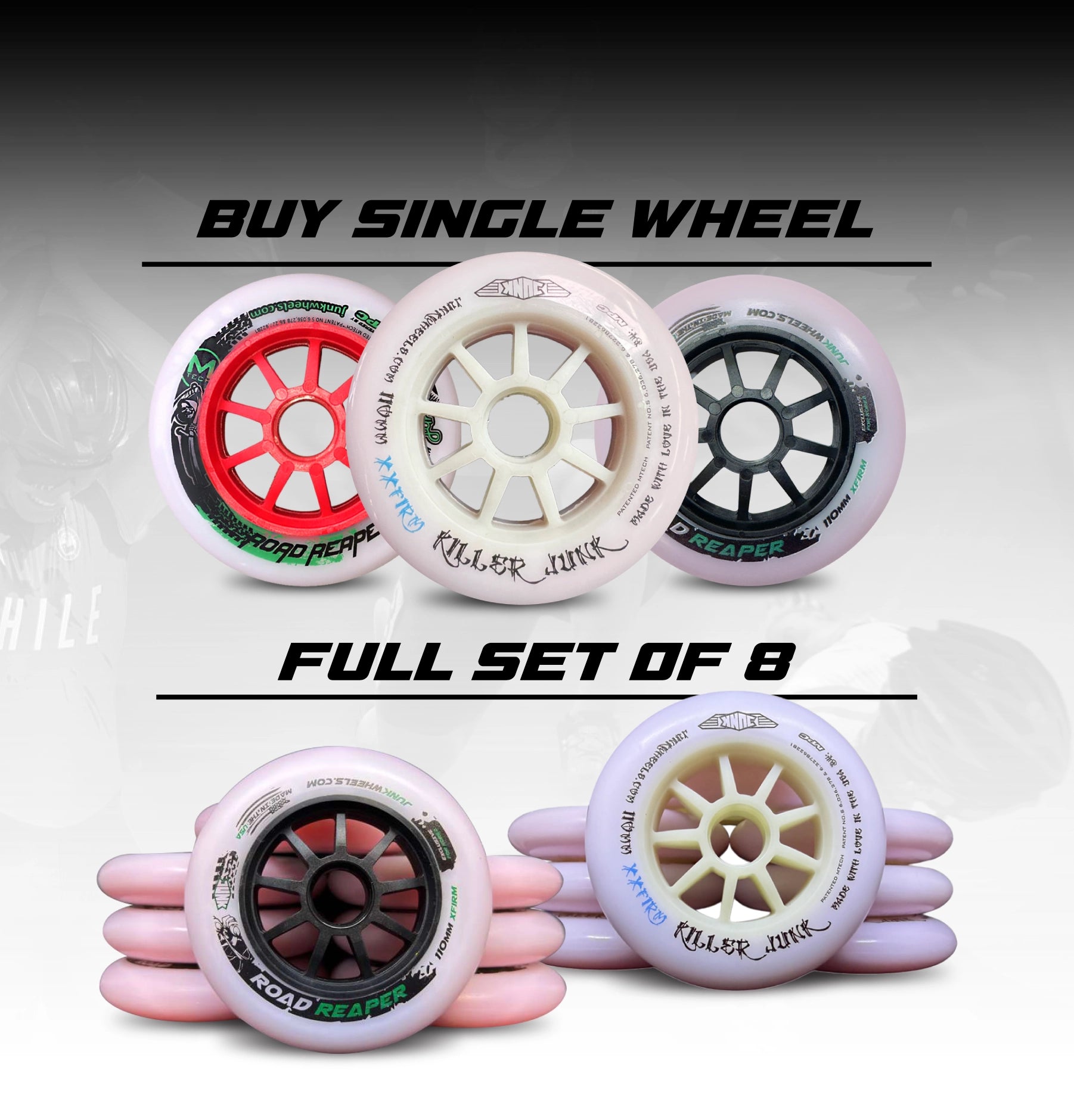Junk Inline Speed Skating Wheels | The Fastest Wheels In The World