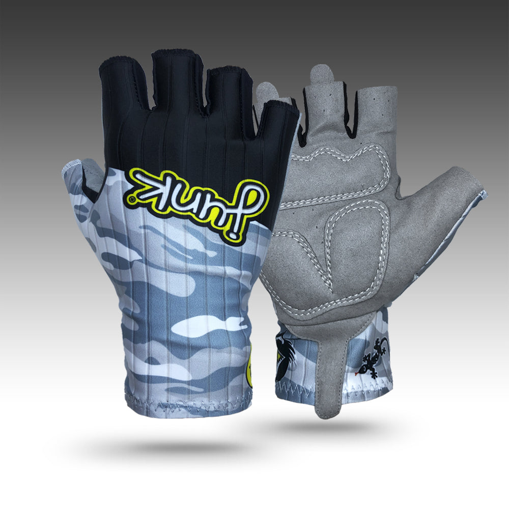 Junk White Camo Aero Racing Gloves | Inline Skating Apparel ...